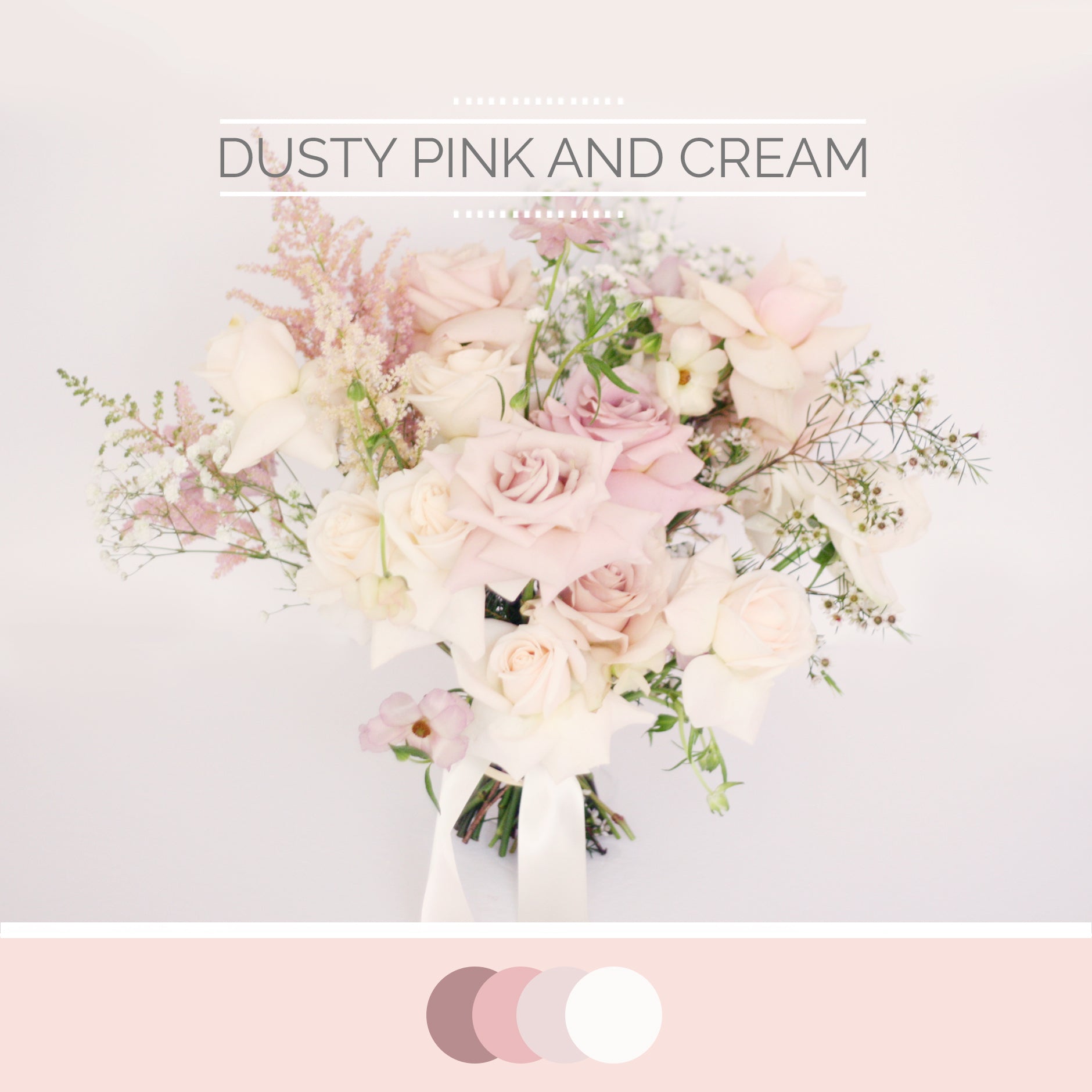 Dusty Pink and Cream – Lace and Bloom